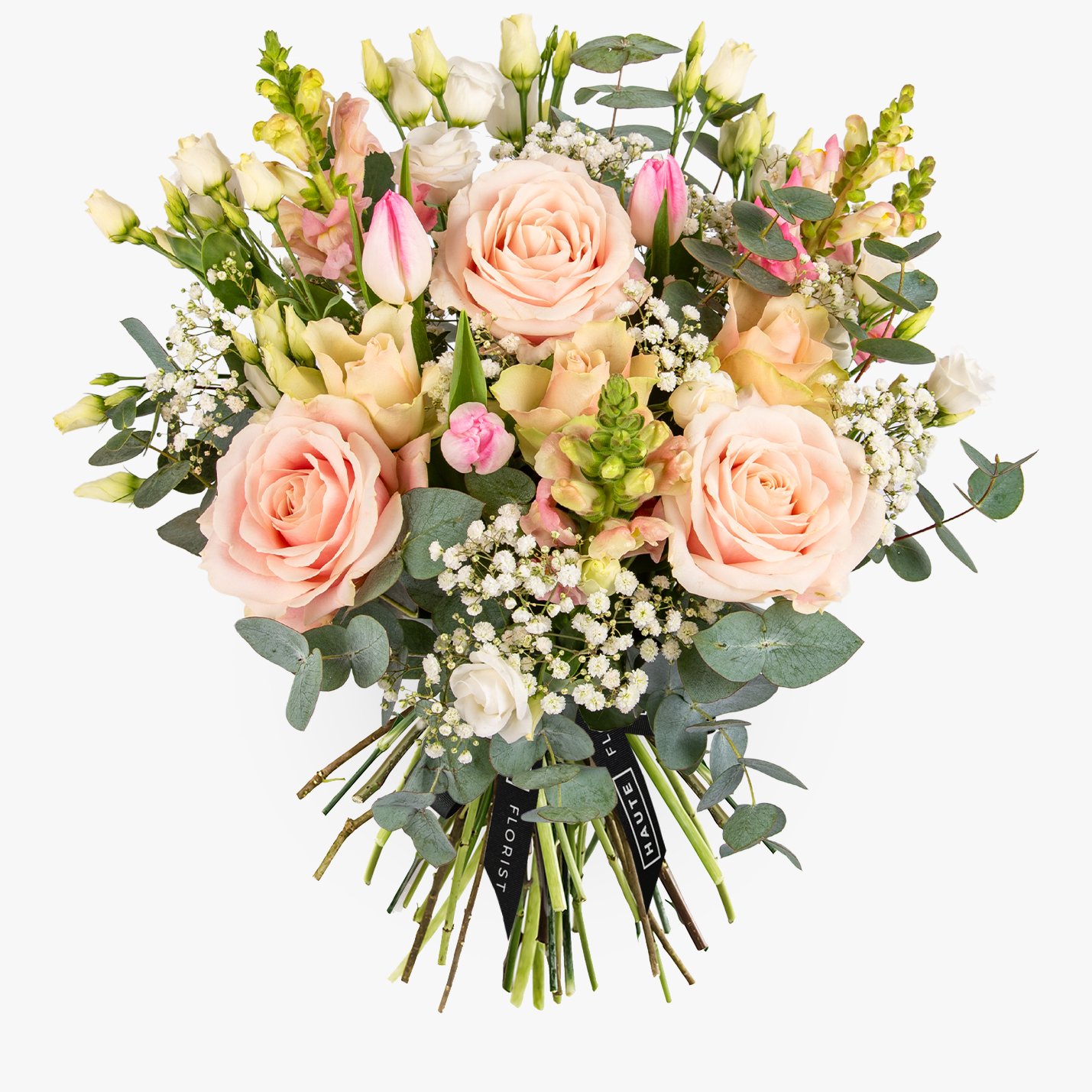 Rosé Reverie With Candle | Haute Florist